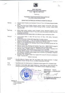 5. Penunjang - D1. SK Senat FTI 2016-2020 - Document Repository Universitas Andalas